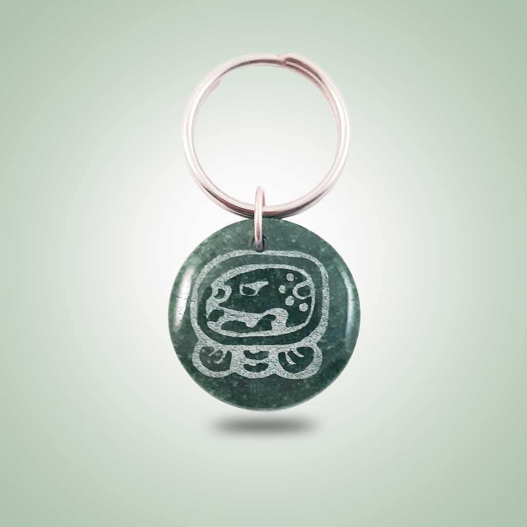 E Glyph Keyring – Jade Maya