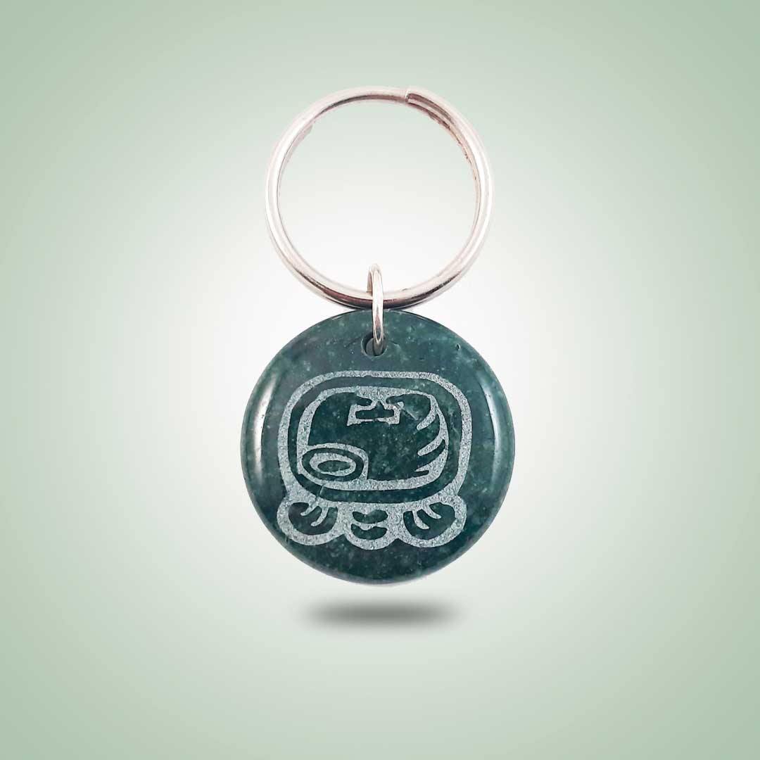 Kej Glyph Keyring – Jade Maya